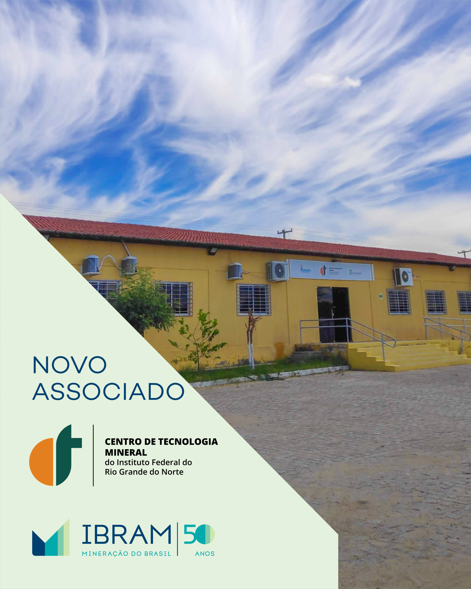 CT Mineral do IFRN é o novo associado do IBRAM IBRAM